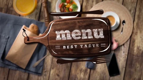 After Effects Template: Food Menu Presentation #88967473