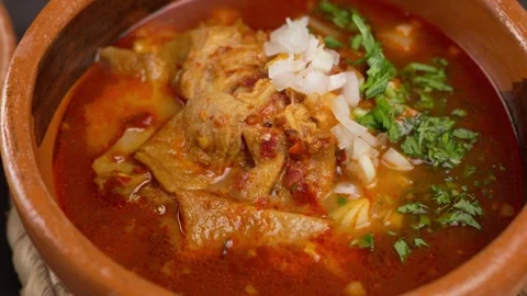 food from mexico city, mondongo, top vie... | Stock Video | Pond5