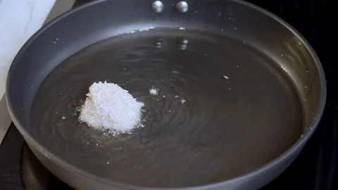 Food preparation. The process of frying ... | Stock Video | Pond5