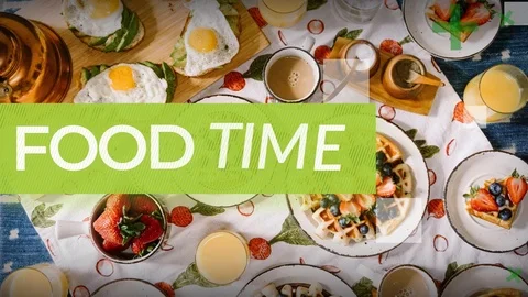 After Effects Template ~ AE: Food Time #125875243 | Pond5
