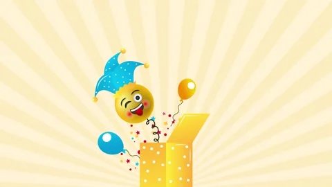 Fools April Day Horizontal Animated Back... | Stock Video | Pond5