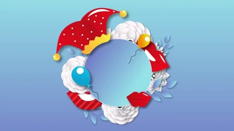 Fools April Day Horizontal Animated Back... | Stock Video | Pond5