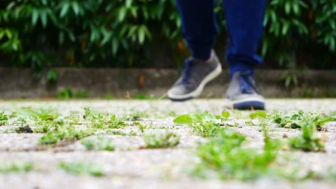 Foot Injury Dragging Foot No Logos | Stock Video | Pond5