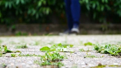 Foot Dragging Stock Footage ~ Royalty Free Stock Videos | Pond5