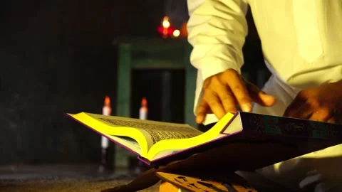 Footage 4K: Muslim man praying in mosque | Stock Video | Pond5