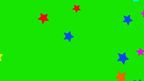 Footage color stars green screen, anima... | Stock Video | Pond5