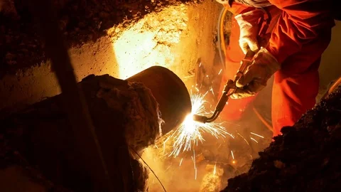 Footage of an intervention at night on a... | Stock Video | Pond5