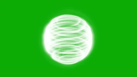 Footage of a rotating sphere on the gree... | Stock Video | Pond5