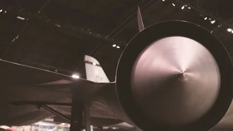 Footage of a SR-71 Blackbird Engine | Stock Video | Pond5