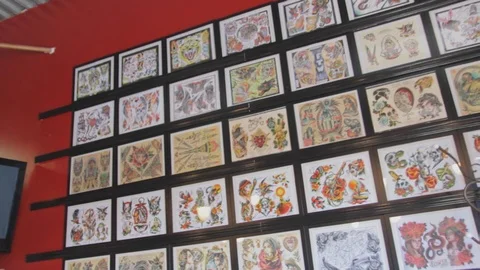 Tattoo Wall Stock Videos – Royalty-Free HD & 4K Videos