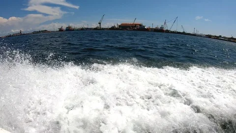 Water Splash Boat Stock Video Footage | Royalty Free Water Splash Boat ...