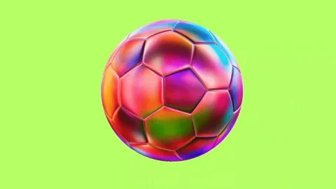 Football animation isolated green screen... | Stock Video | Pond5