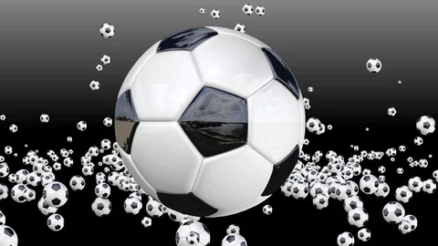 Football background loop 4k | Stock Video | Pond5