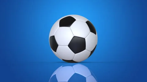 Football blue background | Stock Video | Pond5