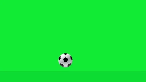 football bouncing animation. with green ... | Stock Video | Pond5