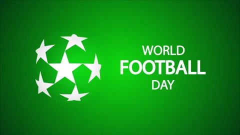 football day world soccer ball stars gre... | Stock Video | Pond5