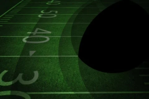Football Field Overlay | Stock Video | Pond5