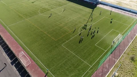 Football game at the Football field | Stock Video | Pond5