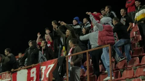 Football Hooligans Fight From Fun, Every... | Stock Video | Pond5