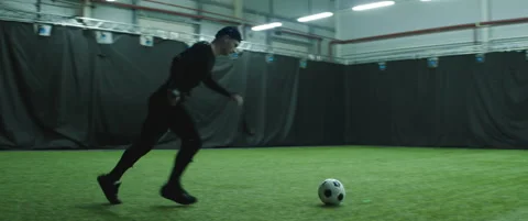 Football player in motion capture suit p... | Stock Video | Pond5