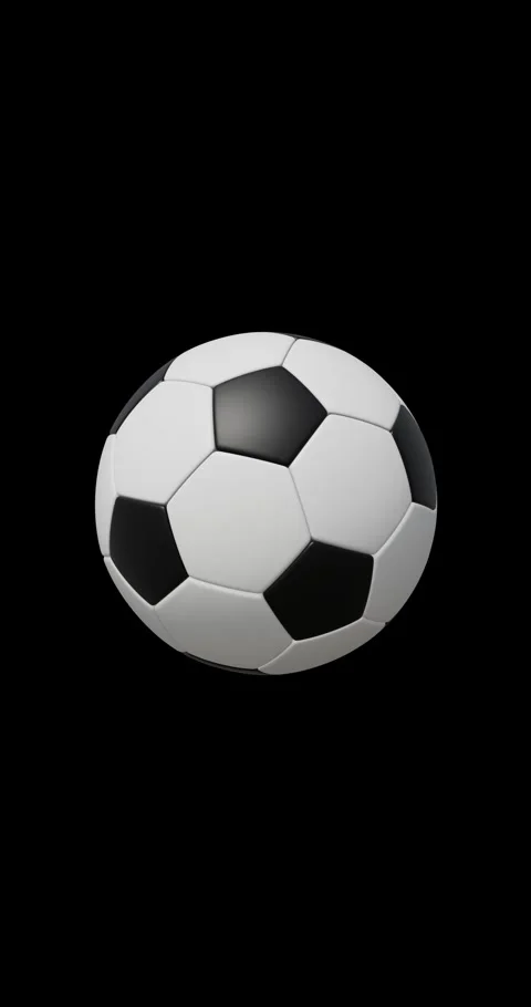 Football soccer ball rotating animation,... | Stock Video | Pond5