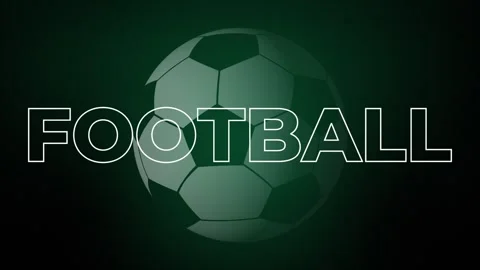 Football soccer ball spinning 3D animati... | Stock Video | Pond5