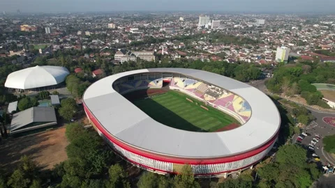 football stadium in Solo Indonesia | Stock Video | Pond5