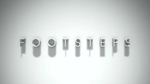 Footsteps Animation Stock Video Footage | Royalty Free Footsteps ...