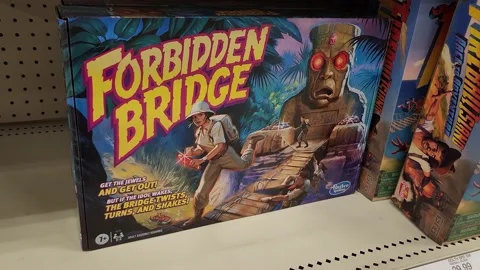 Forbidden Bridge Board Game | Stock Video | Pond5