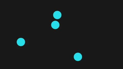 Fore water balls collide on gray backgro... | Stock Video | Pond5