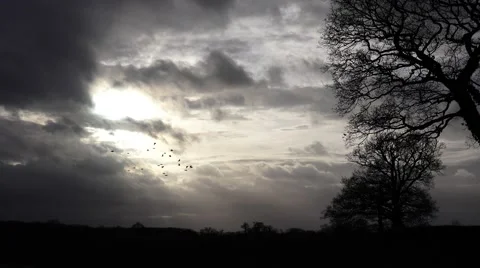 Foreboding Sky Stock Footage ~ Royalty Free Stock Videos | Pond5