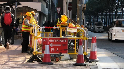 Foreigner labor labour construction work... | Stock Video | Pond5