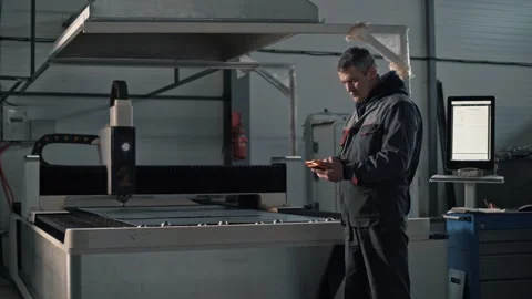 Foreman in the rolling shop of a steel m... | Stock Video | Pond5