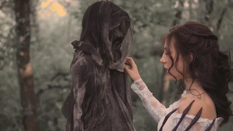 forest nymph dancing in the forest with ... | Stock Video | Pond5