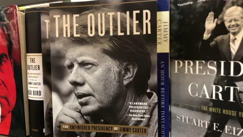 Former President Jimmy Carter, Books Wri... | Stock Video | Pond5