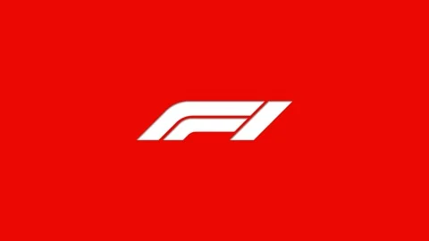 Formula 1 Racing Logo Cut Out | Stock Video | Pond5