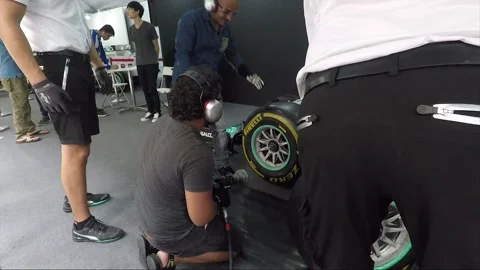 F1 Pit Stop Stock Footage ~ Royalty Free Stock Videos | Pond5