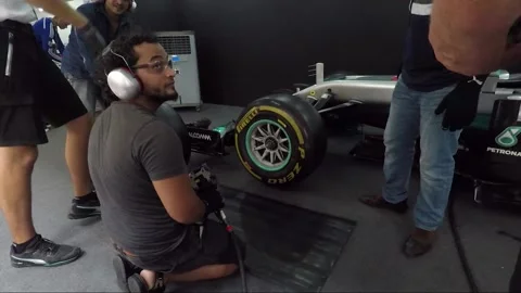 Formula 1 Pit Stop Stock Footage ~ Royalty Free Stock Videos | Pond5
