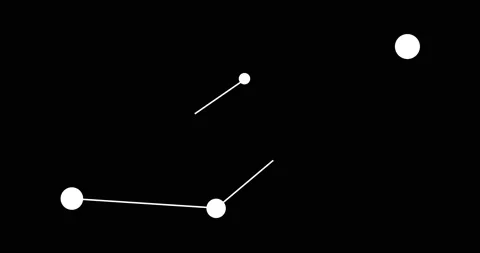Fornax constellation. Stars in the night... | Stock Video | Pond5