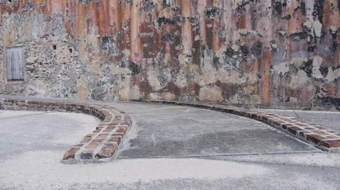 FORT JAIL cell prison entrance | Stock Video | Pond5