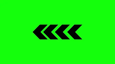 Forward Direction Arrow Animation on Gre... | Stock Video | Pond5