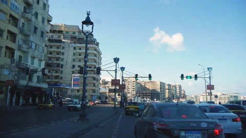 Forward View From A Car Driving In Traff... | Stock Video | Pond5