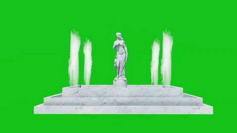 Green Screen Water Fountain Stock Footage ~ Royalty Free Stock Videos ...