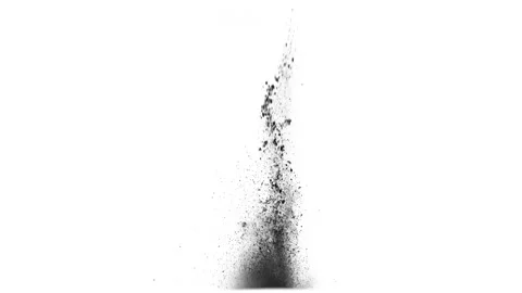 Fountain of Soil from a Bullet Hit on Wh... | Stock Video | Pond5