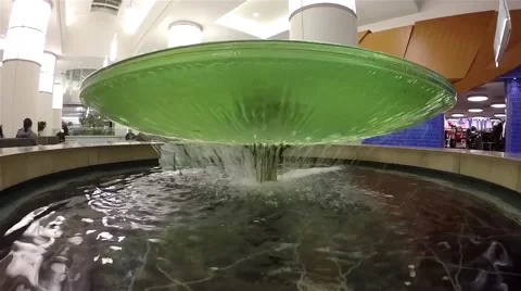 Shopping Mall Water Fountain Stock Footage ~ Royalty Free Stock Videos ...