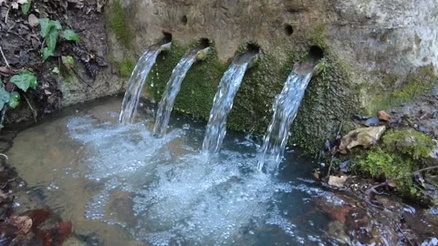 Natural Spring Water Stock Video Footage | Royalty Free Natural Spring ...