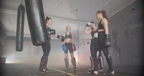 Girls Boxing Stock Video Footage | Royalty Free Girls Boxing Videos | Pond5