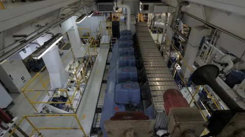 Main Engine Of Ship Stock Footage ~ Royalty Free Stock Videos | Pond5