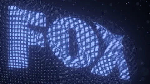 FOX logo on a waving digital flag, loopi... | Stock Video | Pond5