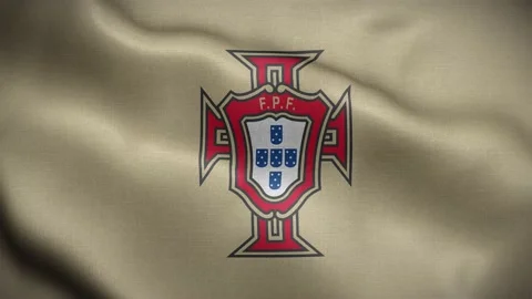 FPF Seleccao Portugal Football Team Gold... | Stock Video | Pond5